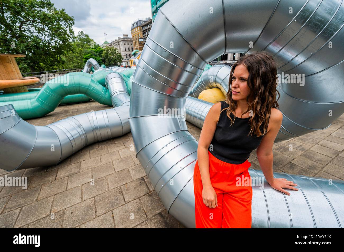 London, UK. 6 Jul 2023. Slackwater: a new commission by Holly Hendry ...