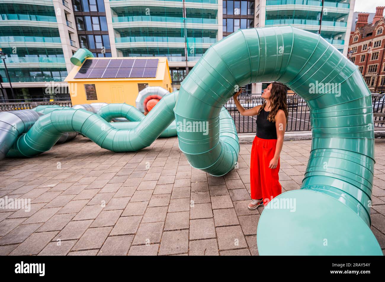 London, UK. 6 Jul 2023. Slackwater: a new commission by Holly Hendry ...