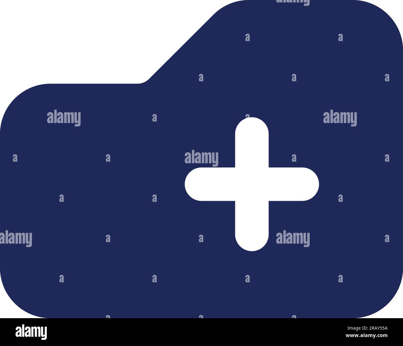 Add folder icon logo hi-res stock photography and images - Alamy