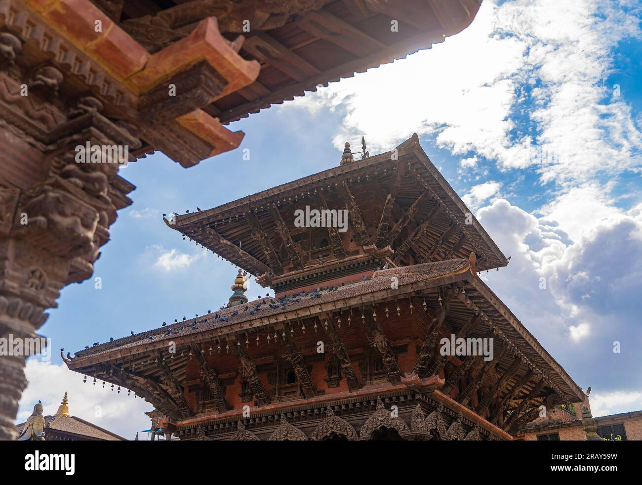 Temple of Durban square at Patan near Kathmandu in Nepal Stock Photo ...