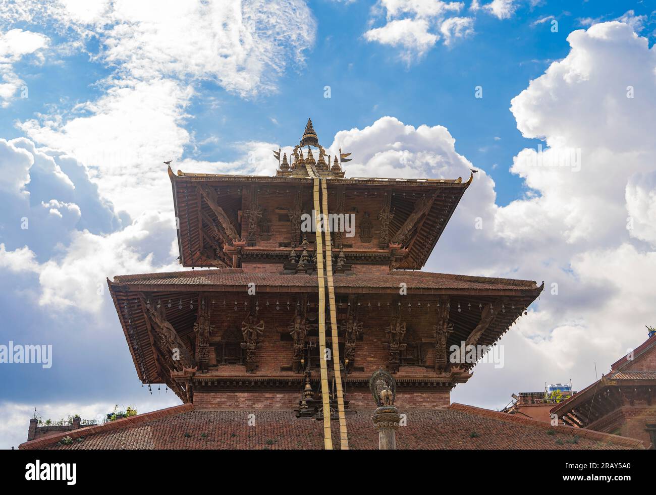 Temple of Durban square at Patan near Kathmandu in Nepal Stock Photo ...