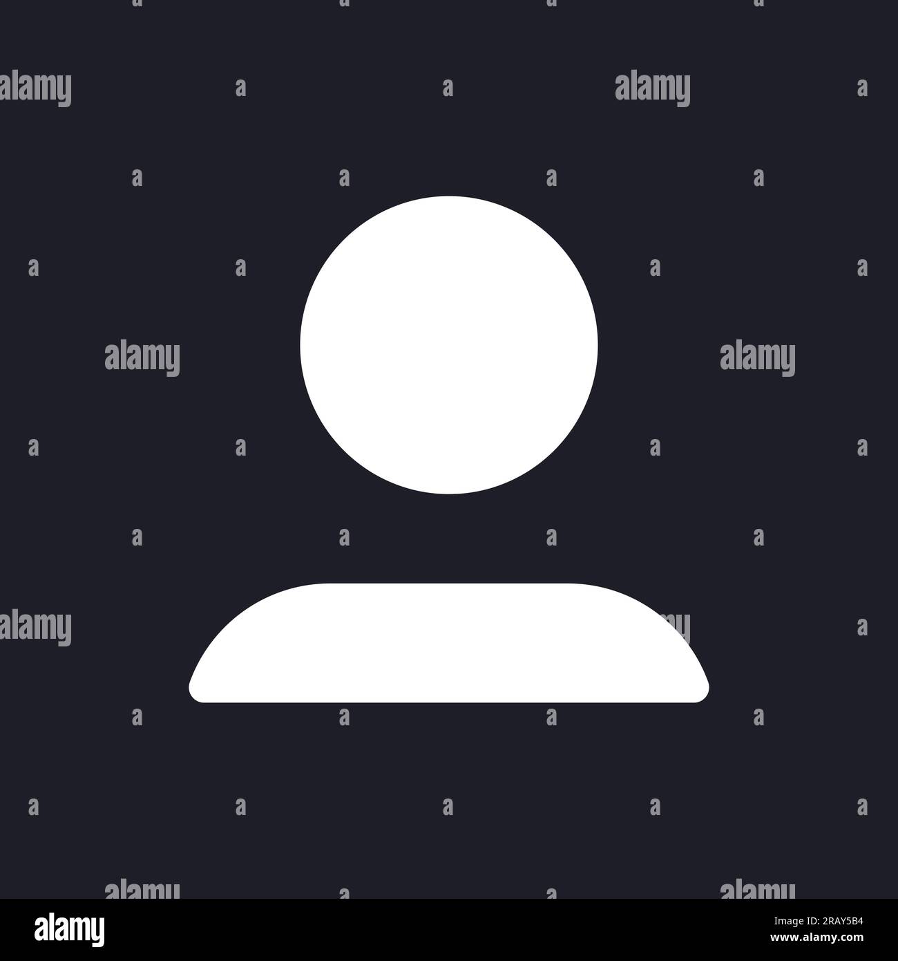 Account avatar dark mode glyph ui icon Stock Vector Image & Art - Alamy