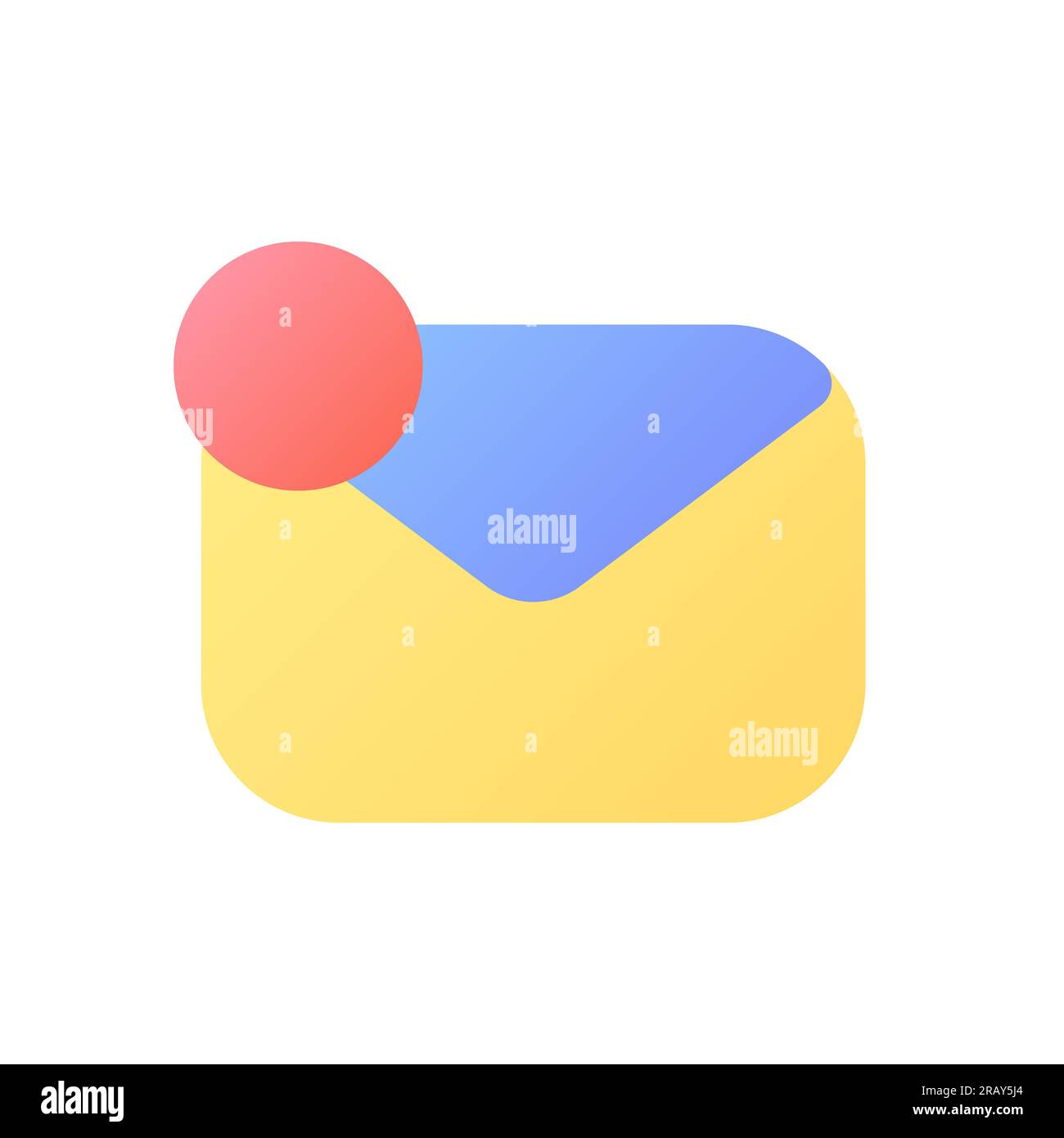 Letter notification pixel perfect flat gradient color ui icon Stock ... Letter notification pixel perfect flat gradient color ui icon Stock ...
