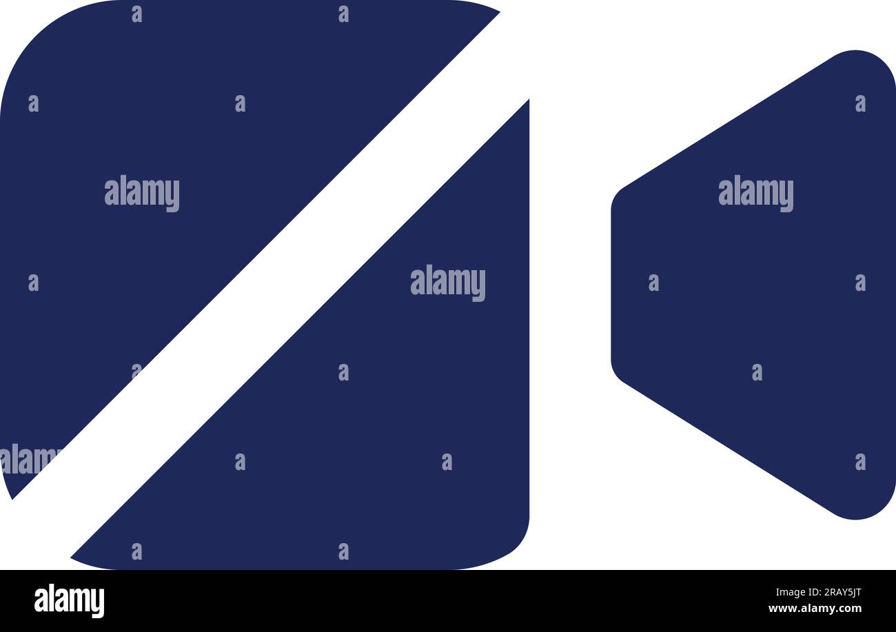 Turn off camera black glyph ui icon Stock Vector Image & Art - Alamy