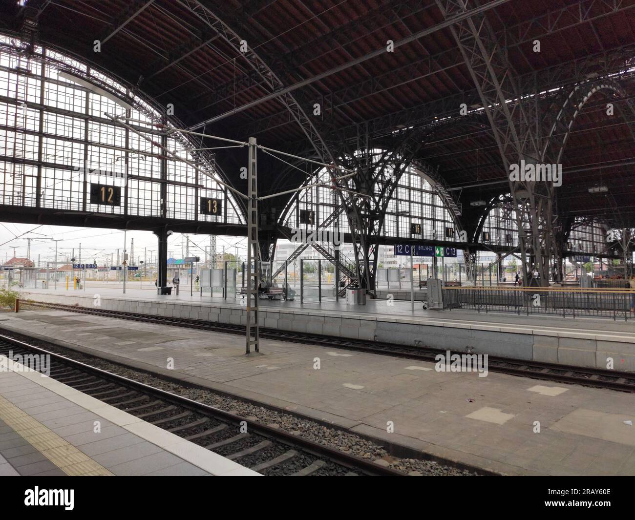 Leipzig Railway Station, Hauptbahnhof, Leipzig Stock Photo - Alamy
