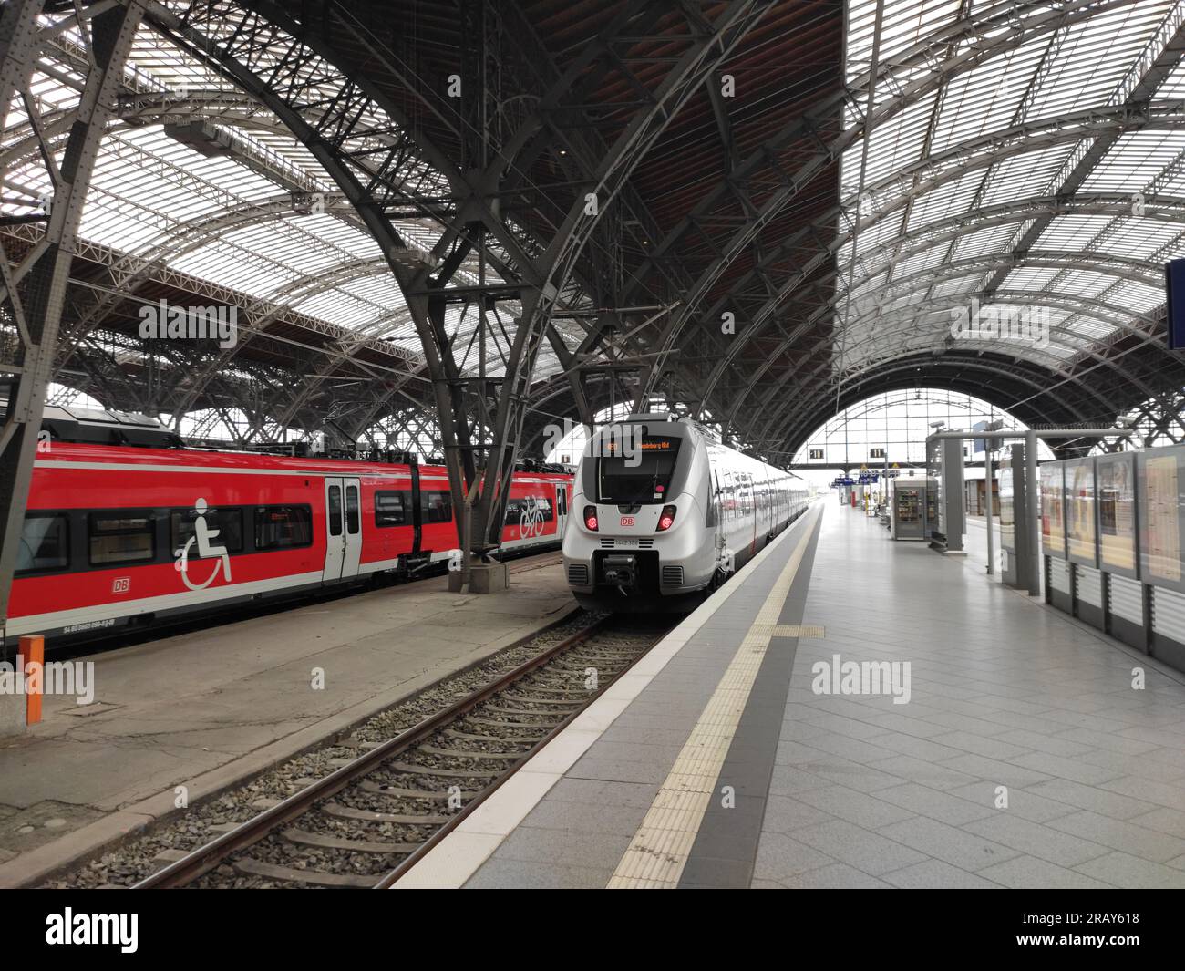 Leipzig Railway Station, Hauptbahnhof, Leipzig Stock Photo - Alamy