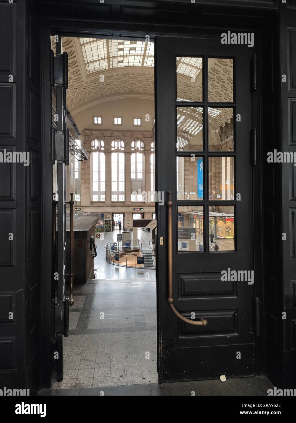 Leipzig Railway Station, Hauptbahnhof, Leipzig Stock Photo - Alamy
