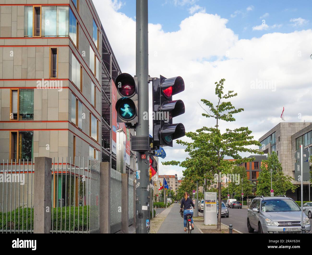 Ampelmännchen - little traffic light men in the old area of east ...