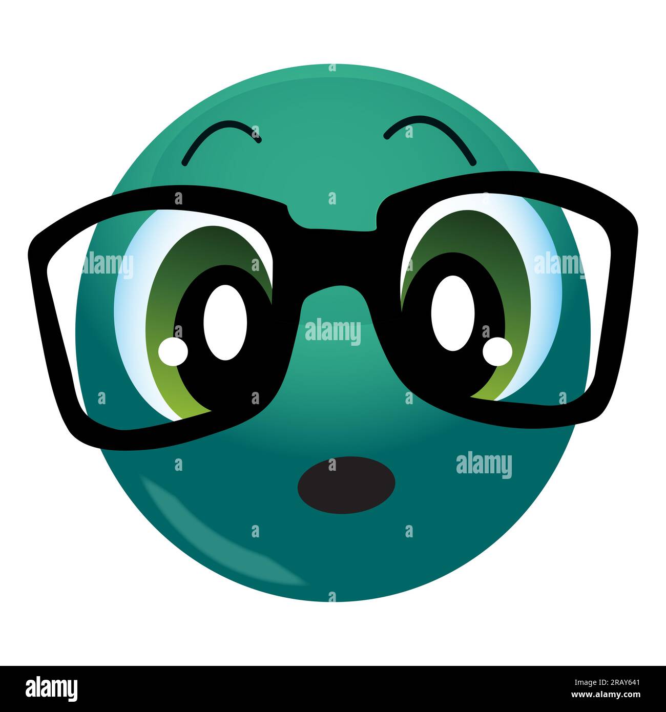 Smiley vector glasses hi-res stock photography and images - Alamy
