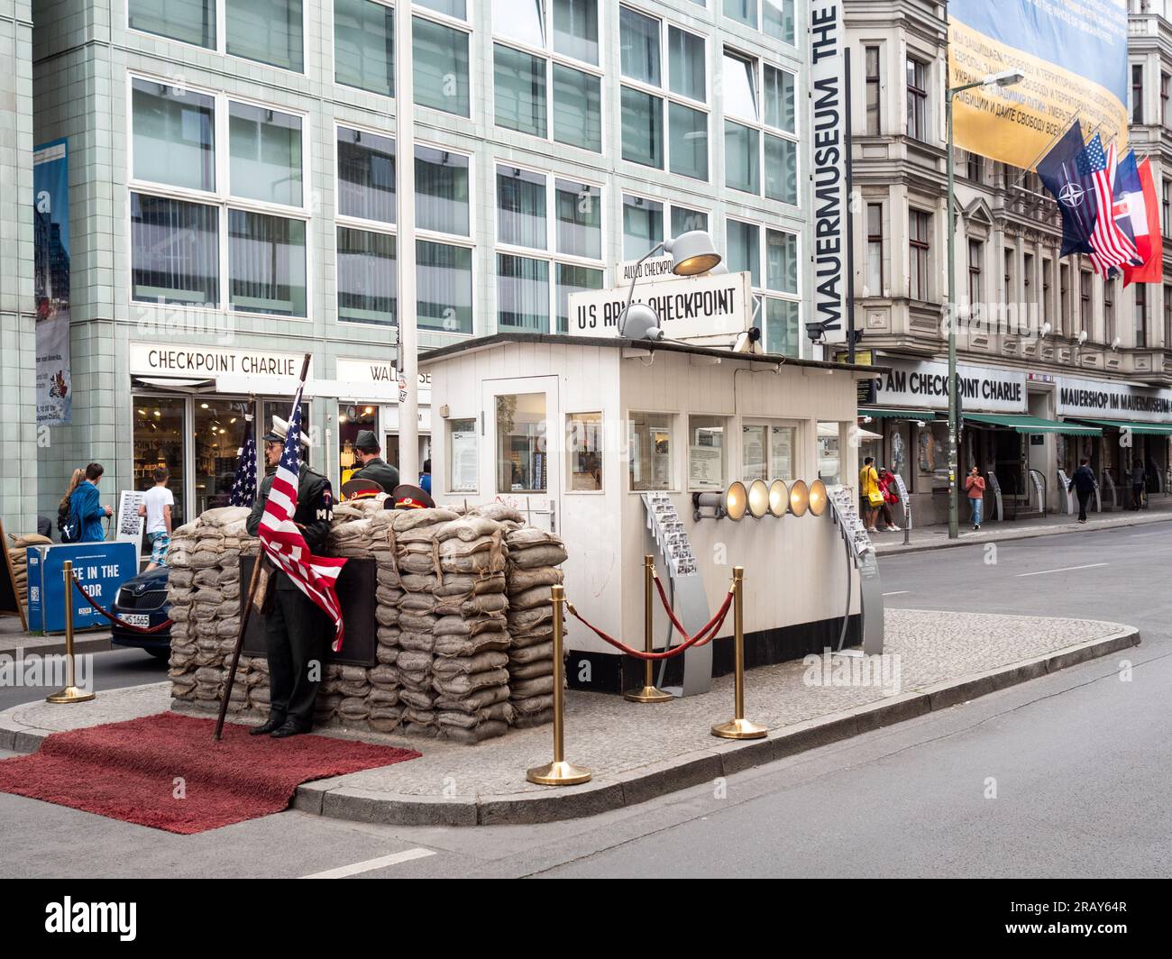 Checkpoint Charlie, Berlin, Germany Stock Photo - Alamy