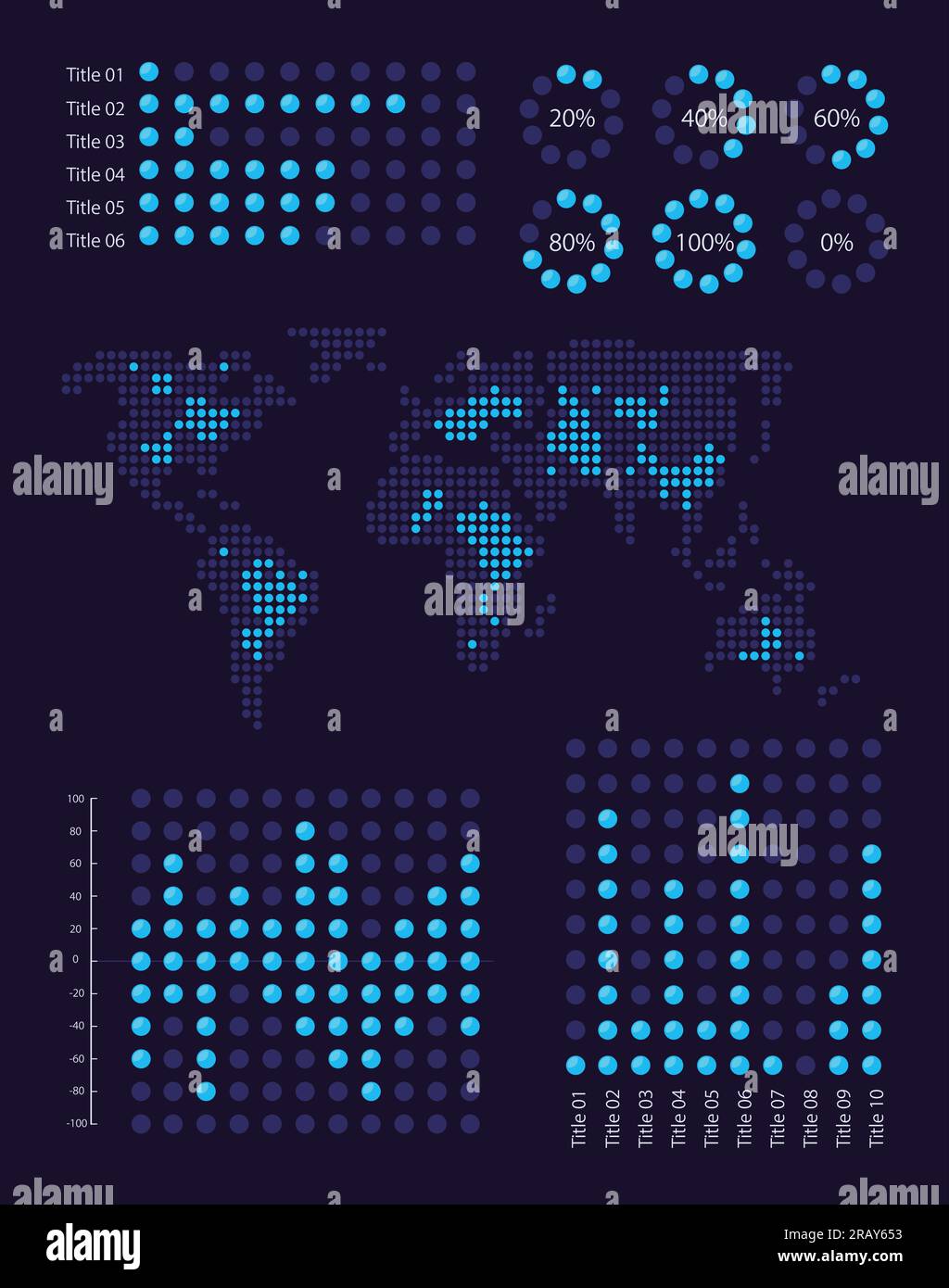 Global information collecting infographic chart design template set for ...