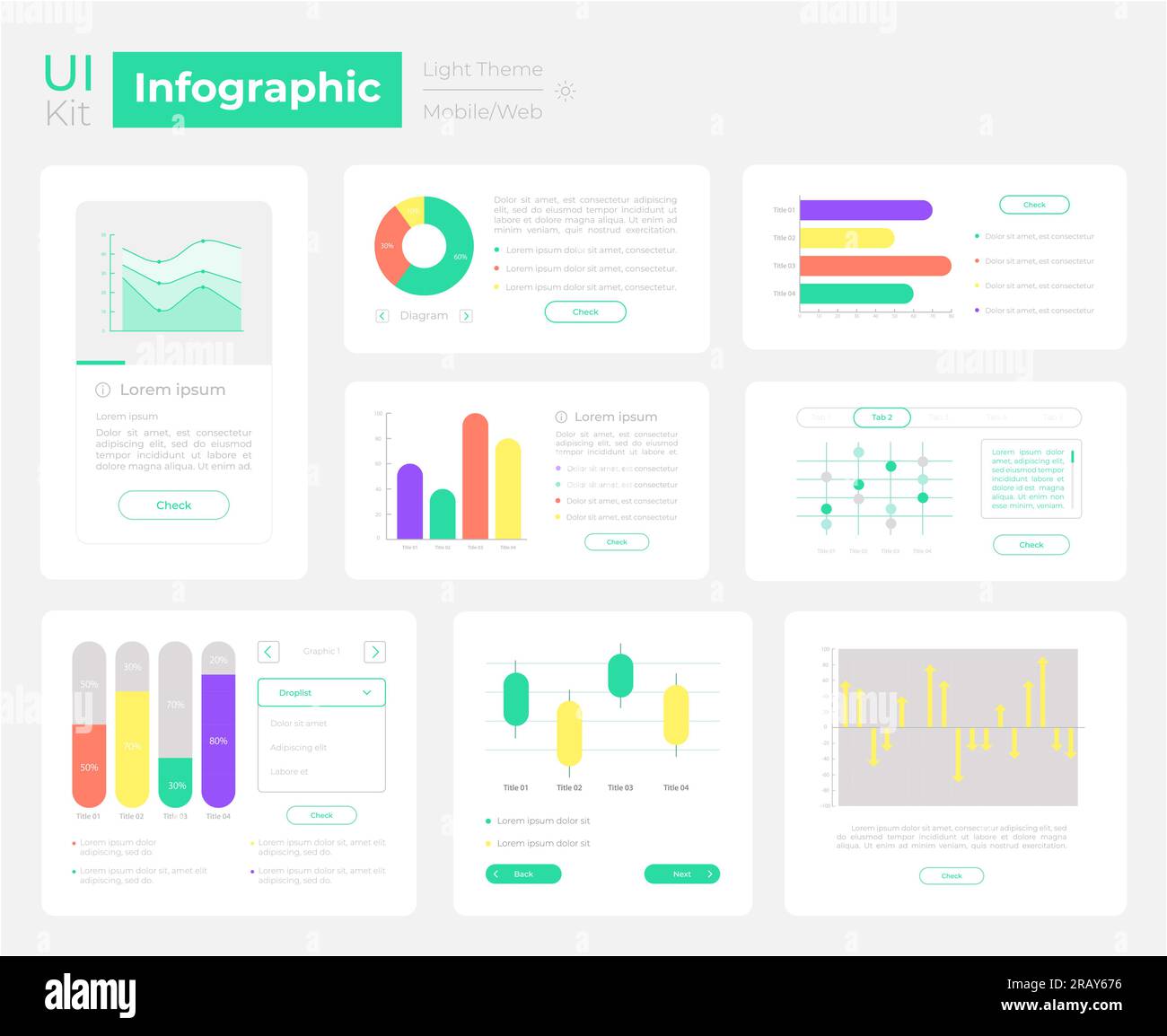 Infographic UI elements kit Stock Vector Image & Art - Alamy