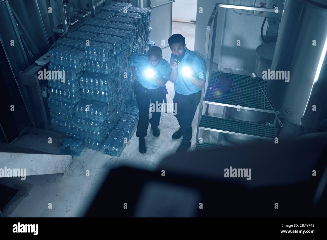 Security, emergency and police investigation or search a crime in a ...