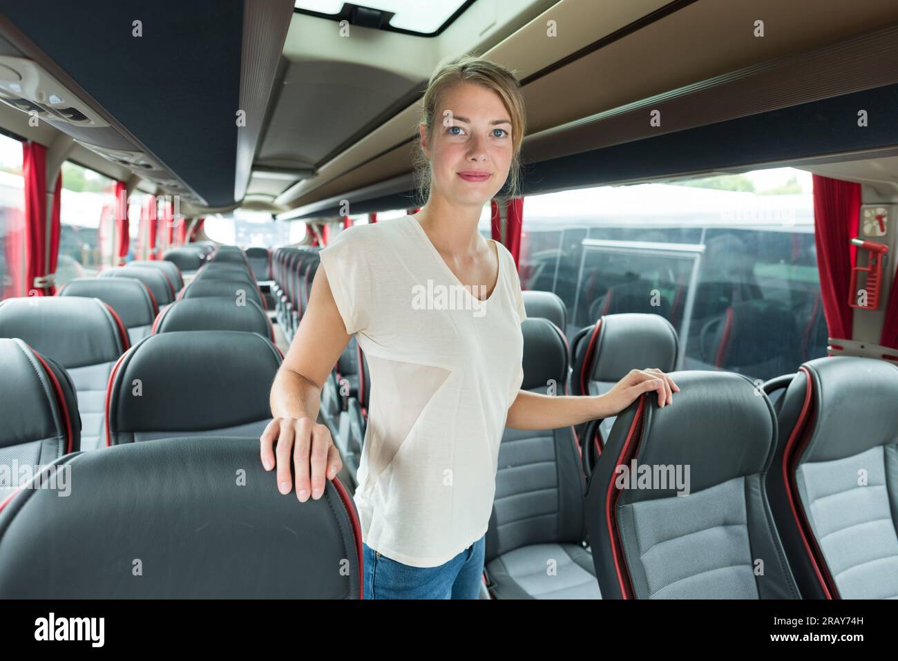 People having fun on bus hi-res stock photography and images - Alamy