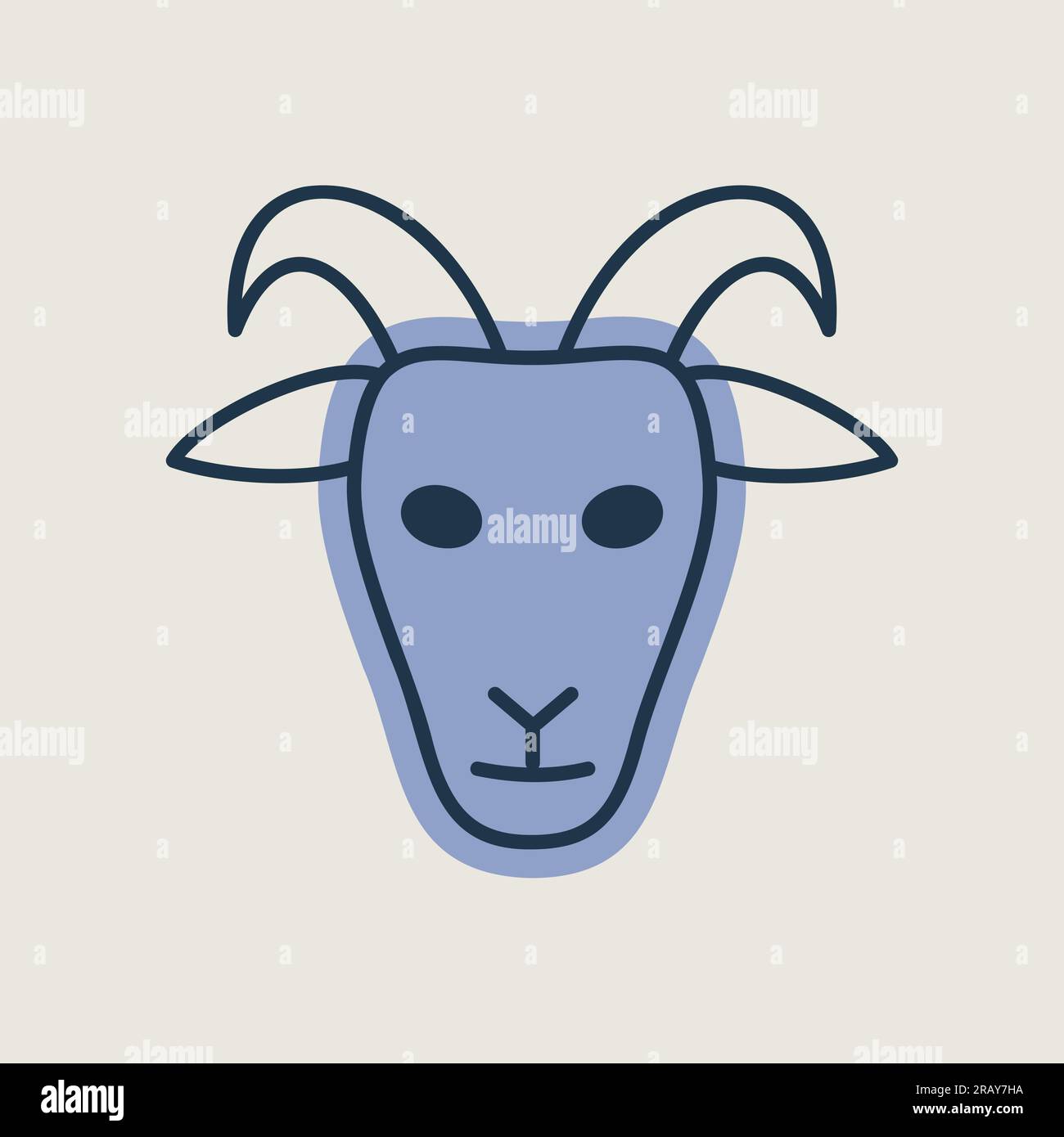 Goat isolated icon. Animal head. Farm sign. Graph symbol for your web ...