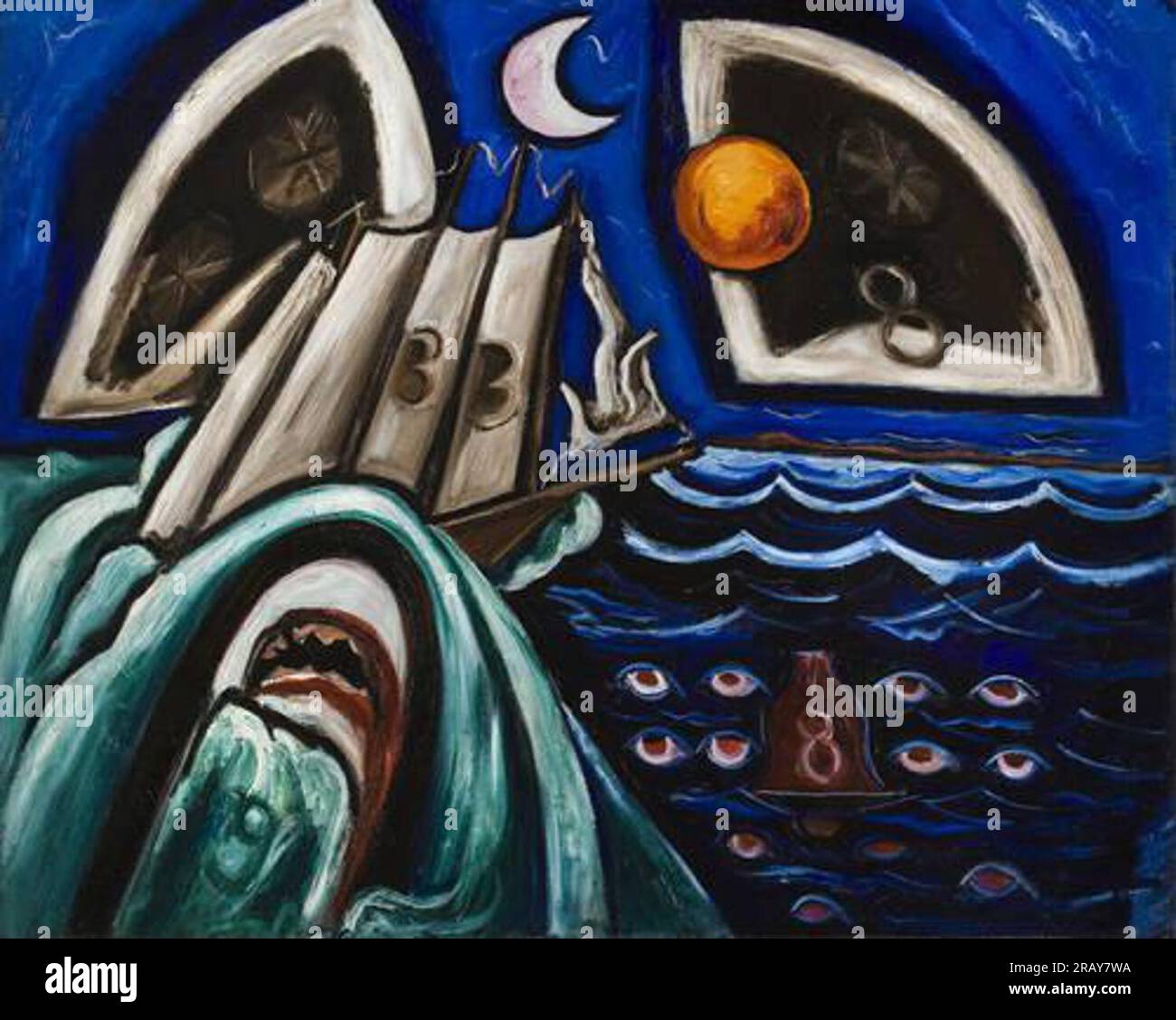 Eight Bells Folly: Memorial to Hart Crane 1933 by Marsden Hartley Stock ...