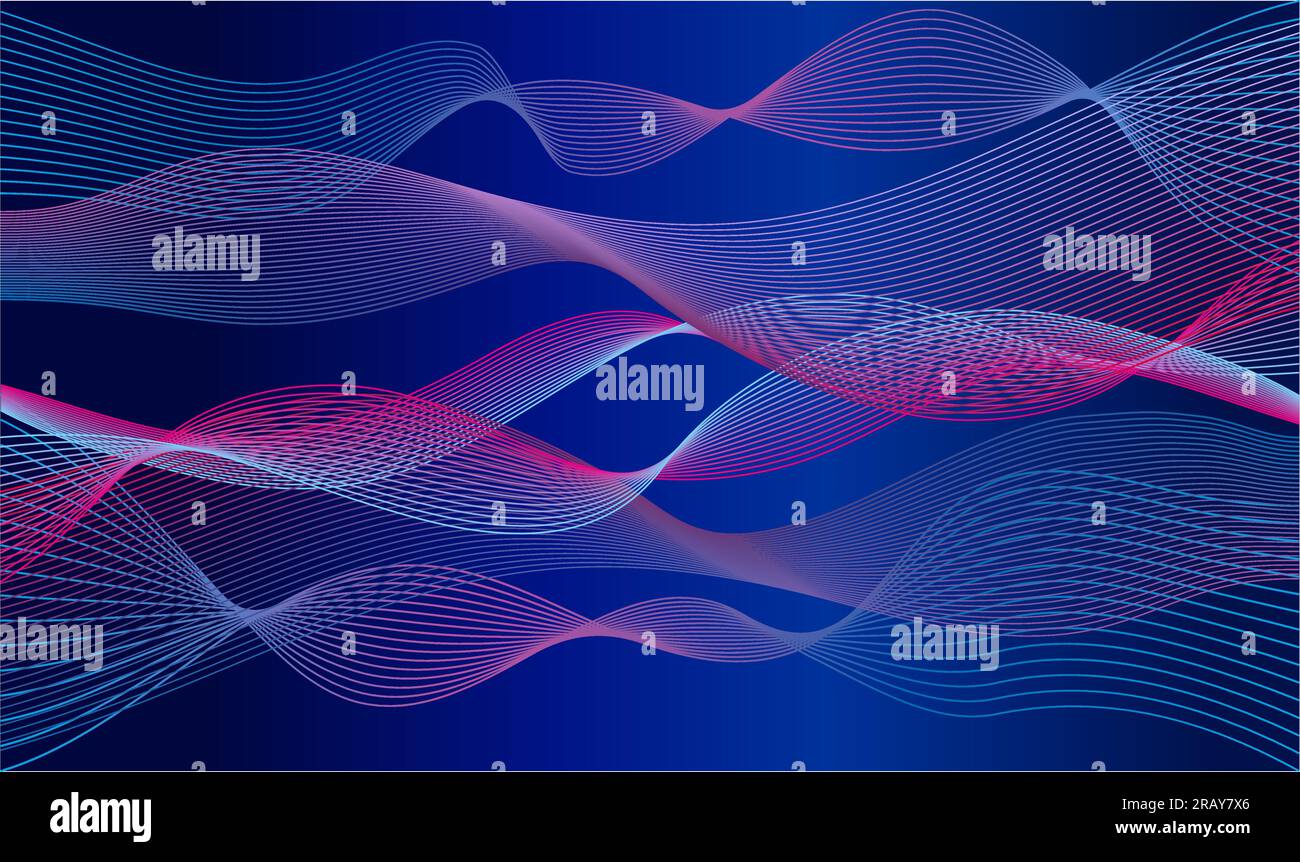 Abstract wave element for design. Digital frequency track equalizer ...