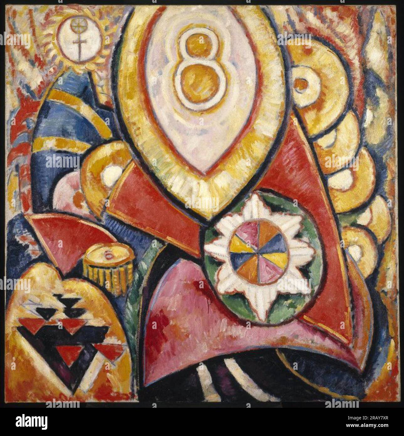 Painting No. 48 1913 by Marsden Hartley Stock Photo - Alamy
