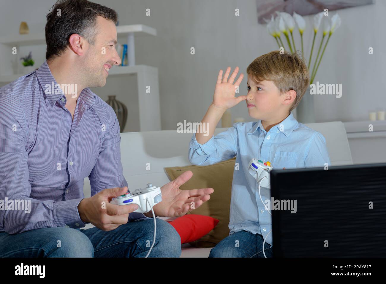 Thumbing your nose hi-res stock photography and images - Alamy