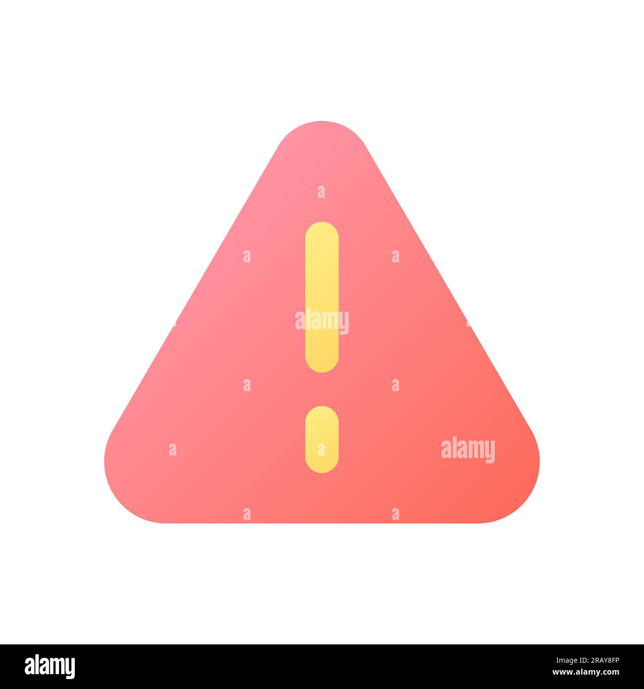 Yellow mobile phone exclamation mark Stock Vector Images - Alamy