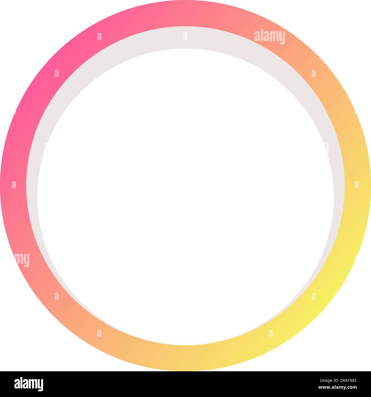 Gradient loop circle vector design element Stock Vector Image & Art - Alamy