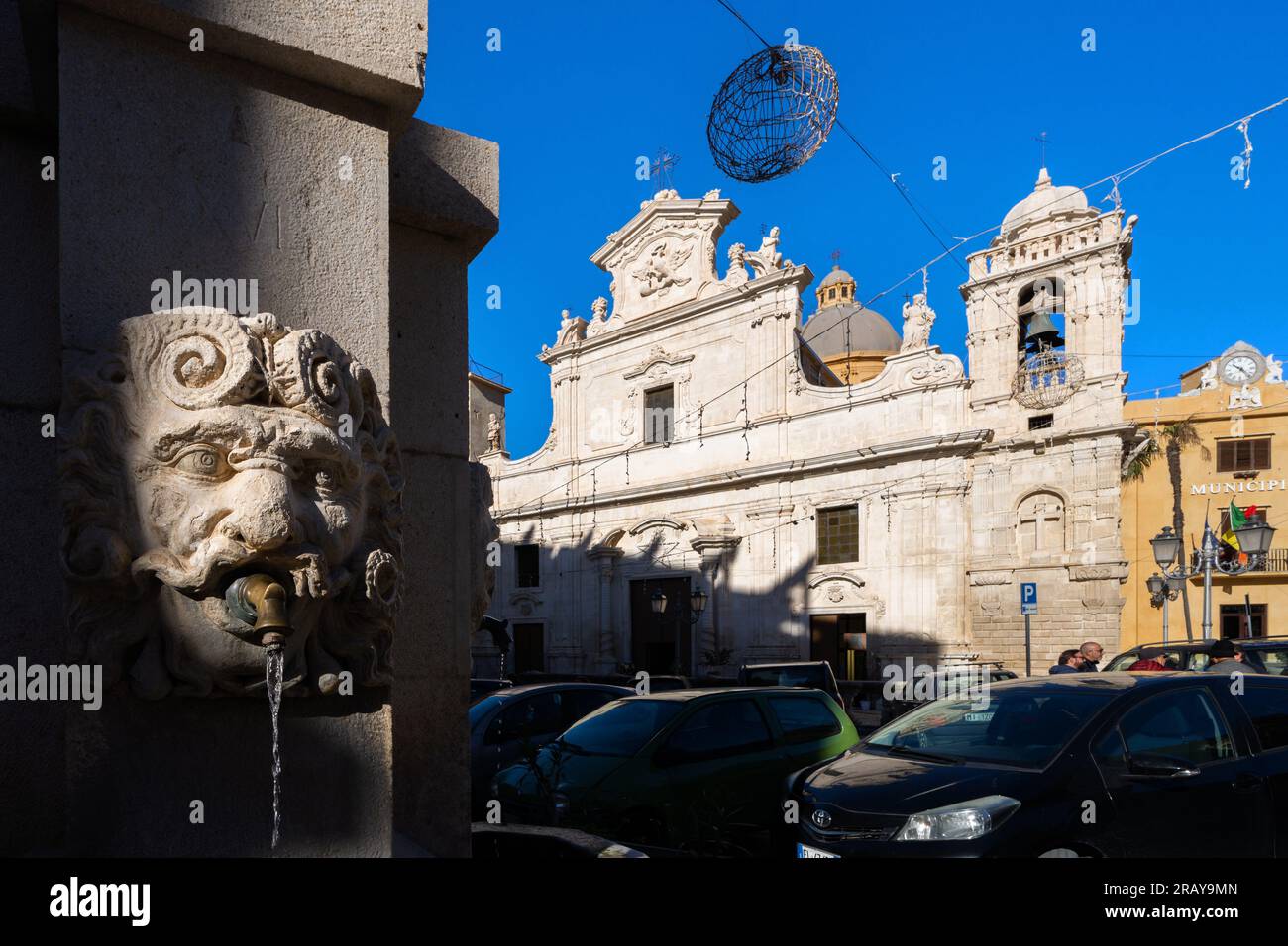 Church of San Giovanni Battista, Chiesa Madre, Bisacquino, Palermo ...