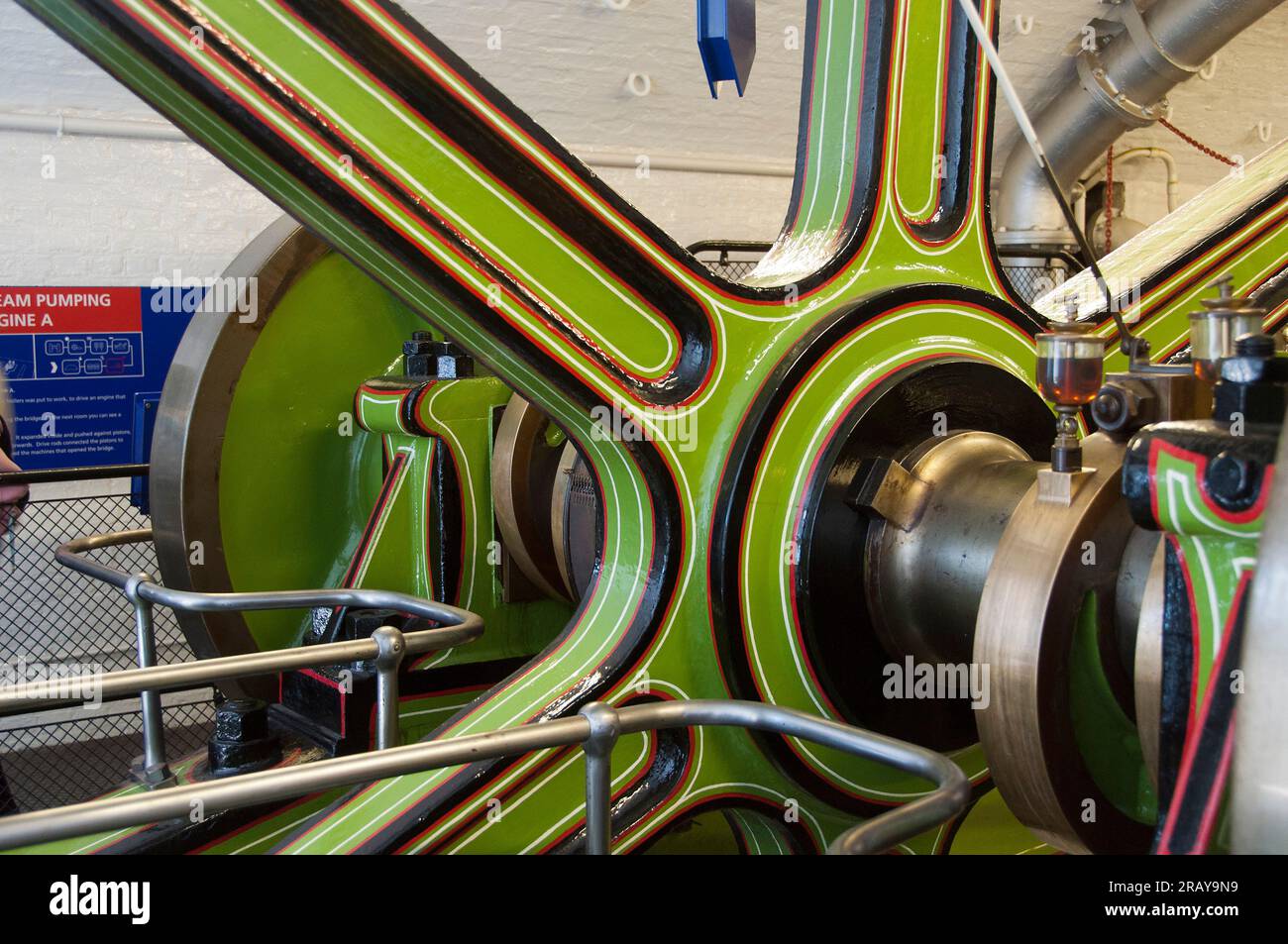 Steam engine in the Tower Bridge Engine room Stock Photo - Alamy