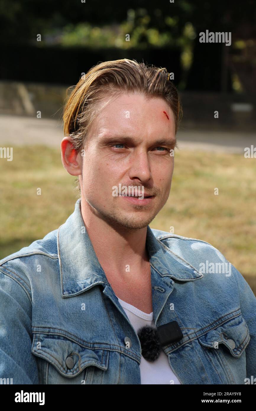 05 July 2023, Saarland, Saarbrücken: Actor Daniel Sträßer during ...