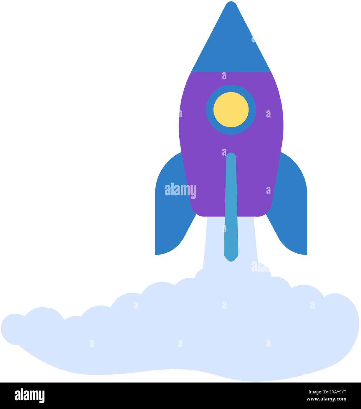 Rocket launching process brochure element design Stock Vector Image ...