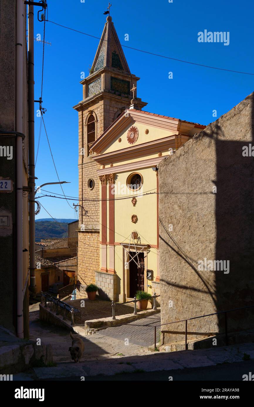 Church of San Francesco di Paola, Bisacquino, Palermo, Sicily, Italy ...