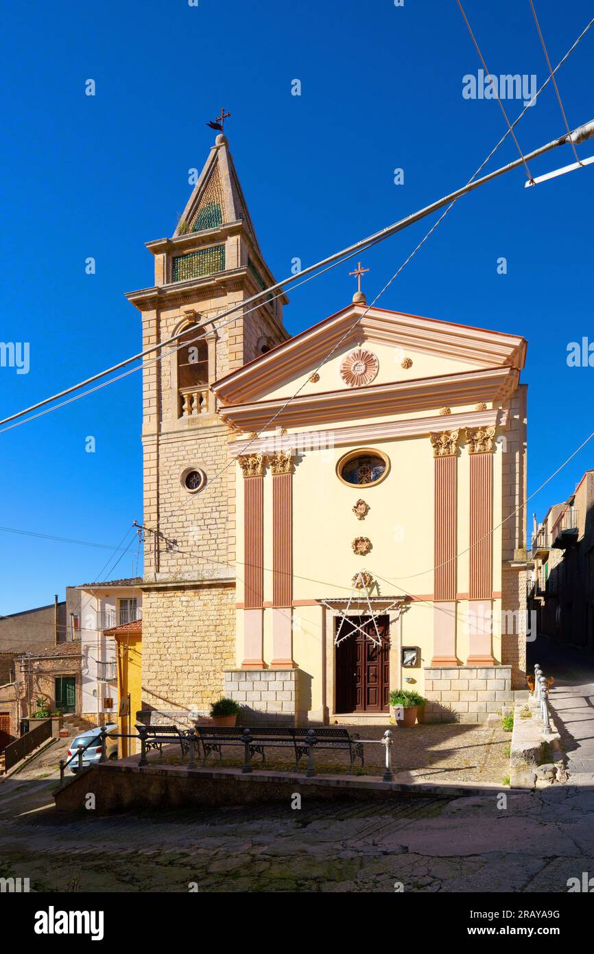 Church of San Francesco di Paola, Bisacquino, Palermo, Sicily, Italy ...