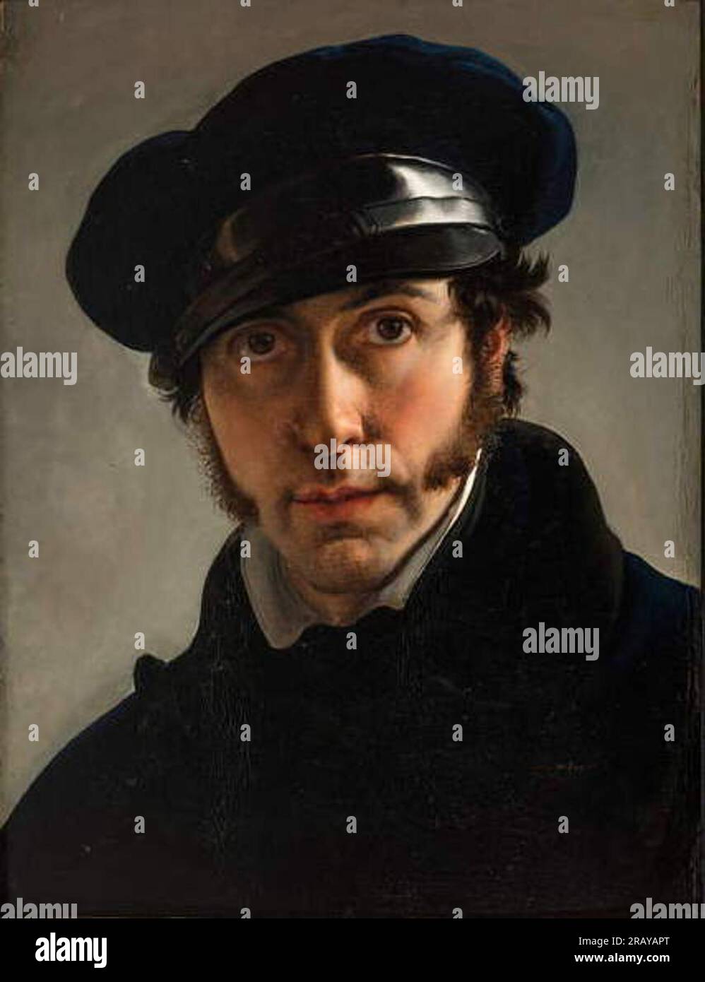 Self-portrait 1822 by Francesco Hayez Stock Photo - Alamy