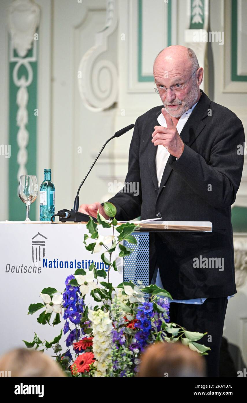Berlin, Germany. 06th July, 2023. Painter and sculptor Anselm Kiefer ...