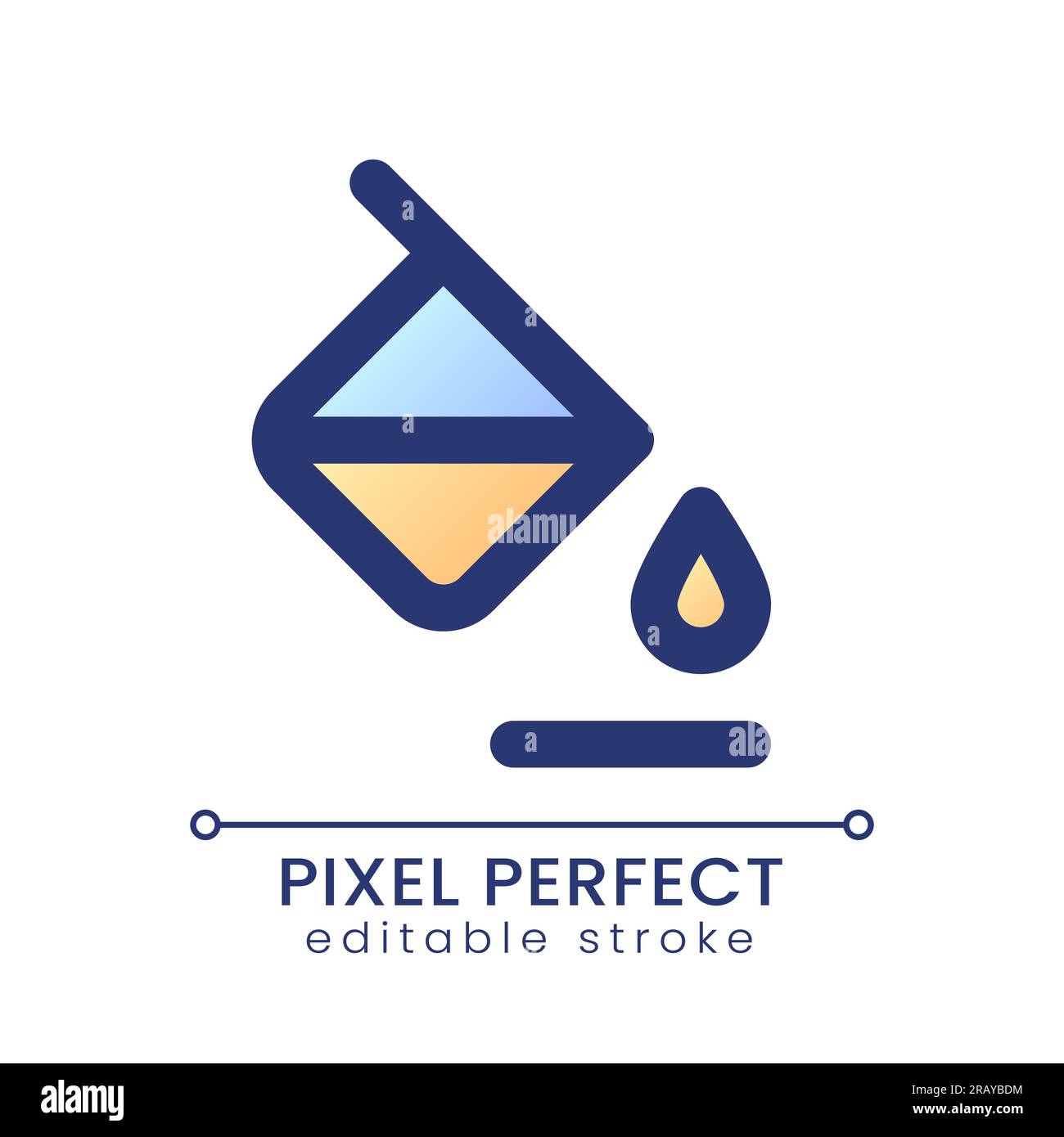 Background color pixel perfect gradient fill ui icon Stock Vector Image & Art - Alamy