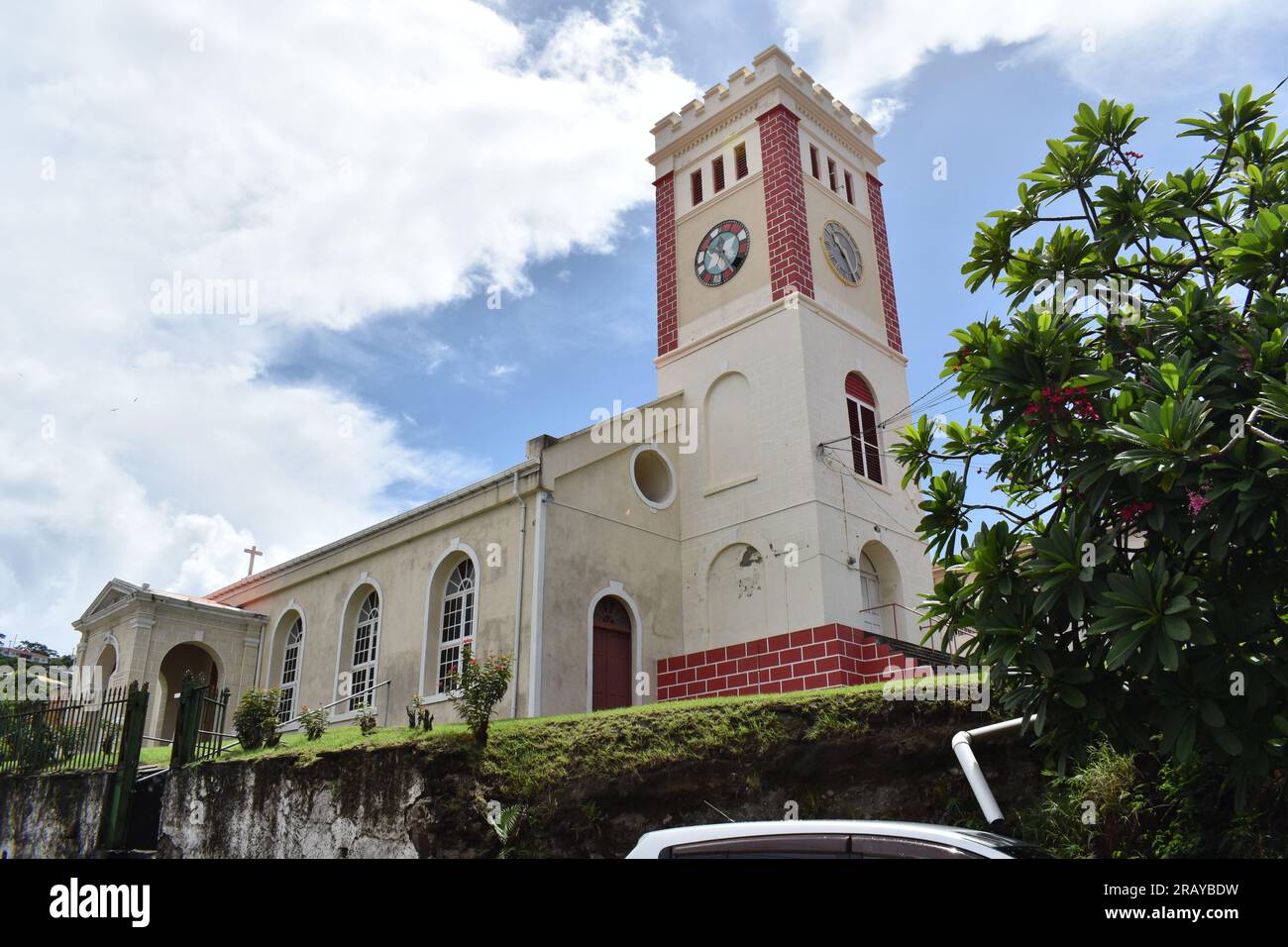 St. George's, Grenada - August 23, 2022- The St. George's Anglican ...