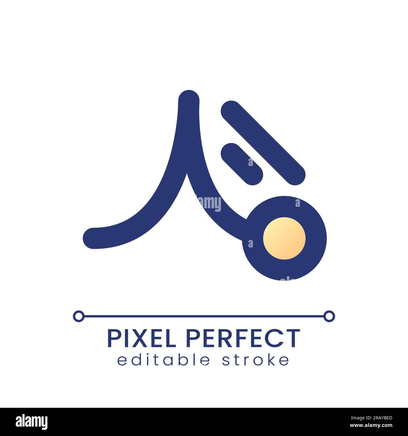 Trendy flat outline animated icon hi-res stock photography and images ...