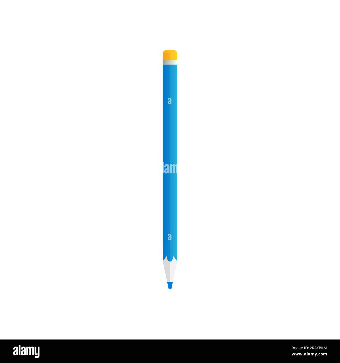 Blue pencil drawing information Cut Out Stock Images & Pictures - Alamy