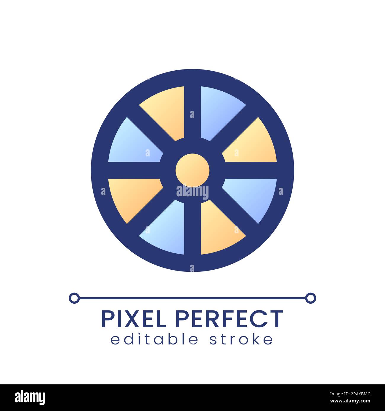 Hue circle logo Stock Vector Images - Alamy