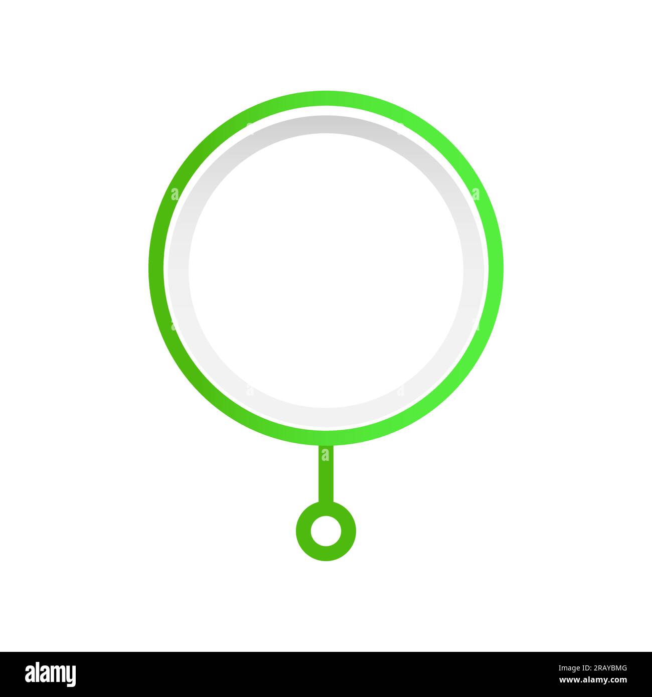 Round green unit for chart vector design element Stock Vector Image ...
