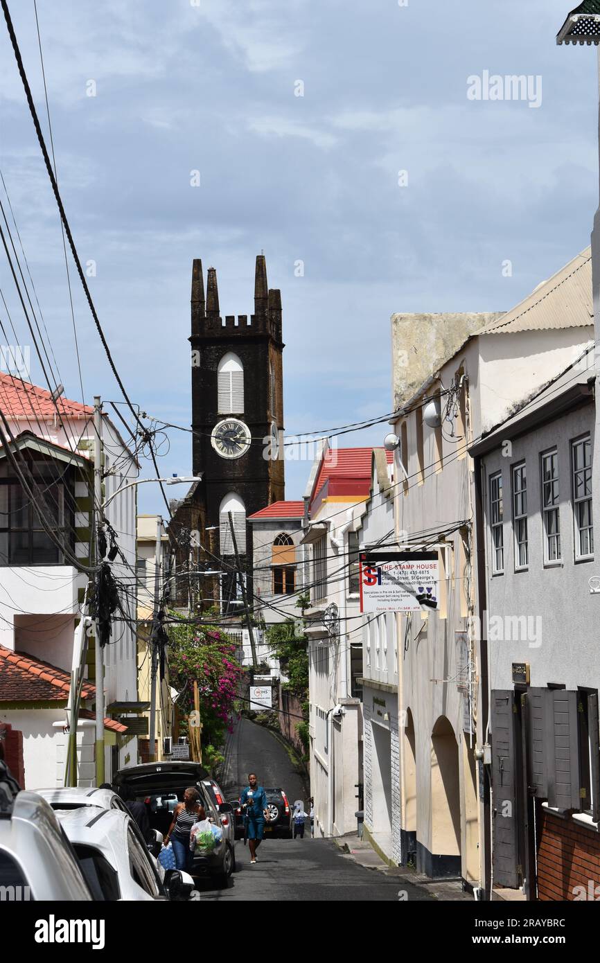 Saint georges the capital city hi-res stock photography and images - Alamy