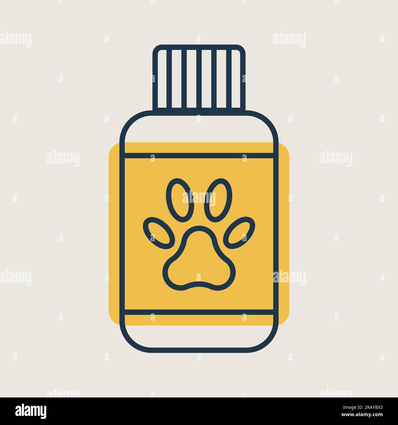 Pet shampoo vector icon. Pet animal sign. Graph symbol for pet and ...