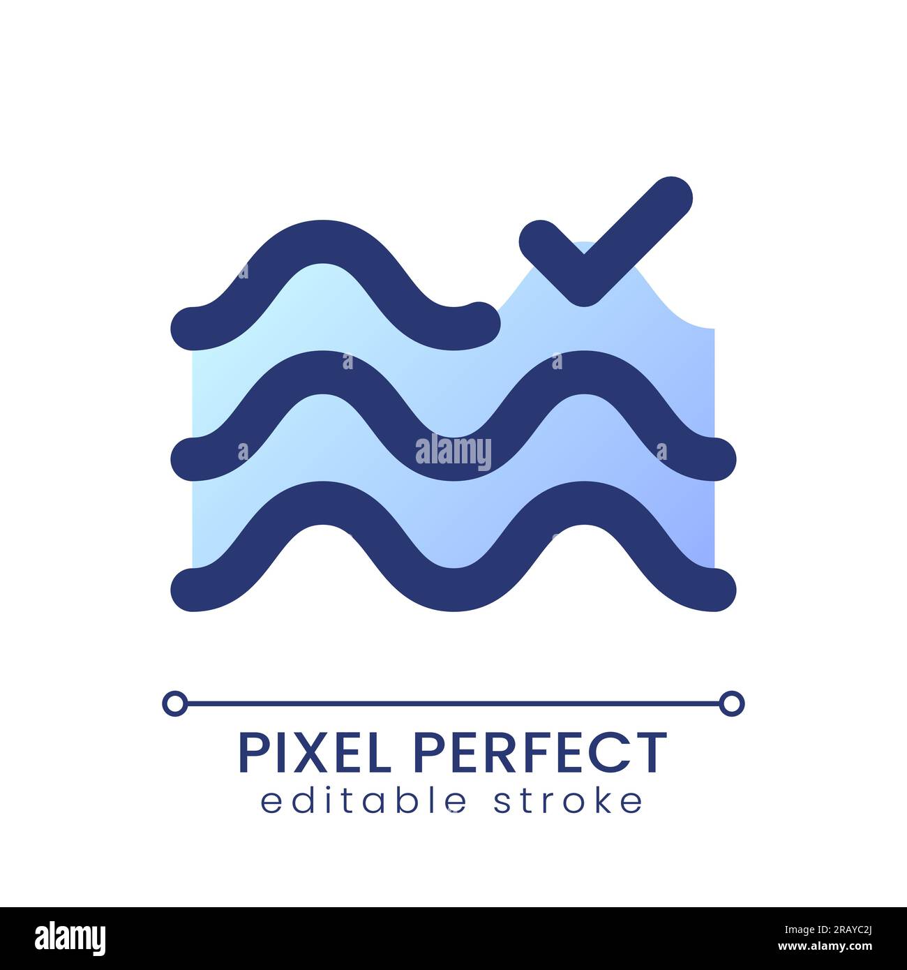 Float Effect Applying Pixel Perfect Gradient Fill Ui Icon Stock Vector