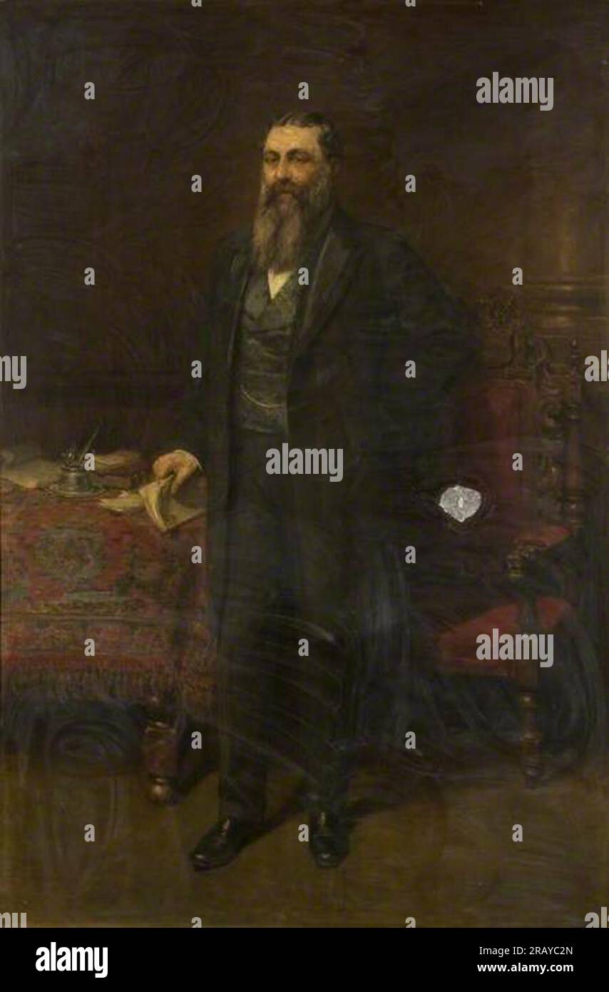 Alderman John Potts Wardle, Mayor 1906 by Ralph Hedley Stock Photo - Alamy