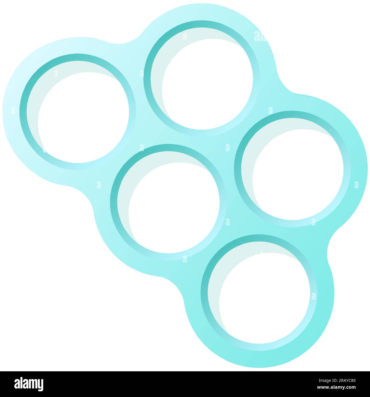 Blue form with blank cells vector design element Stock Vector Image ...
