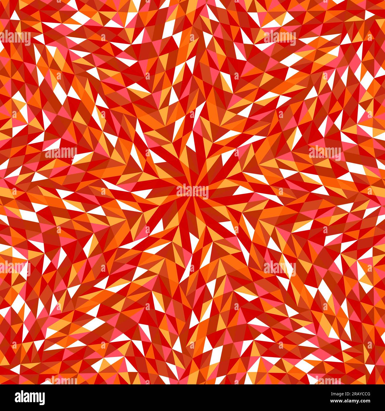 Hypnotic colorful circular burst pattern mosaic background design Stock ...