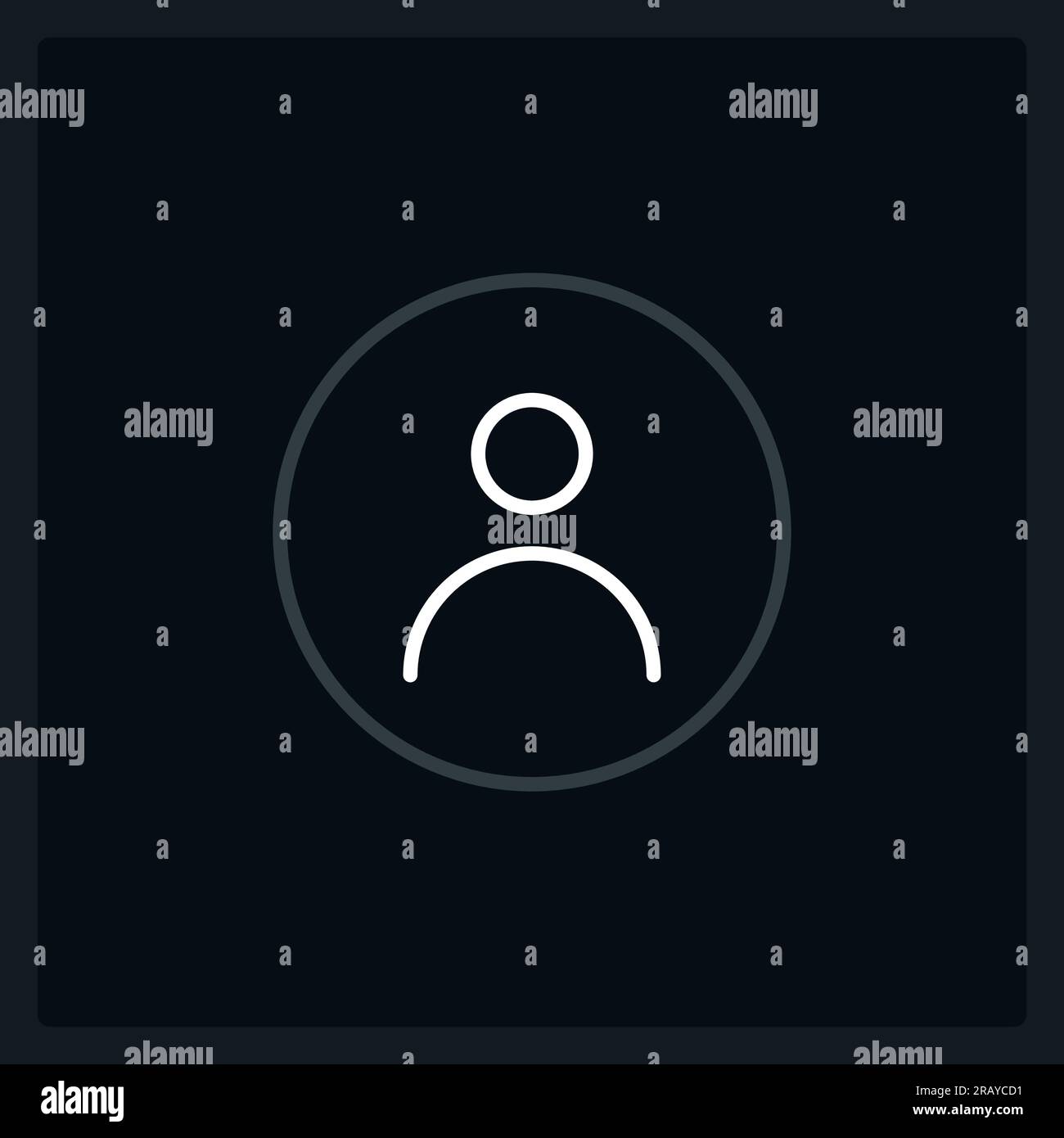 Profile Avatar Ui Element Template Stock Vector Image And Art Alamy