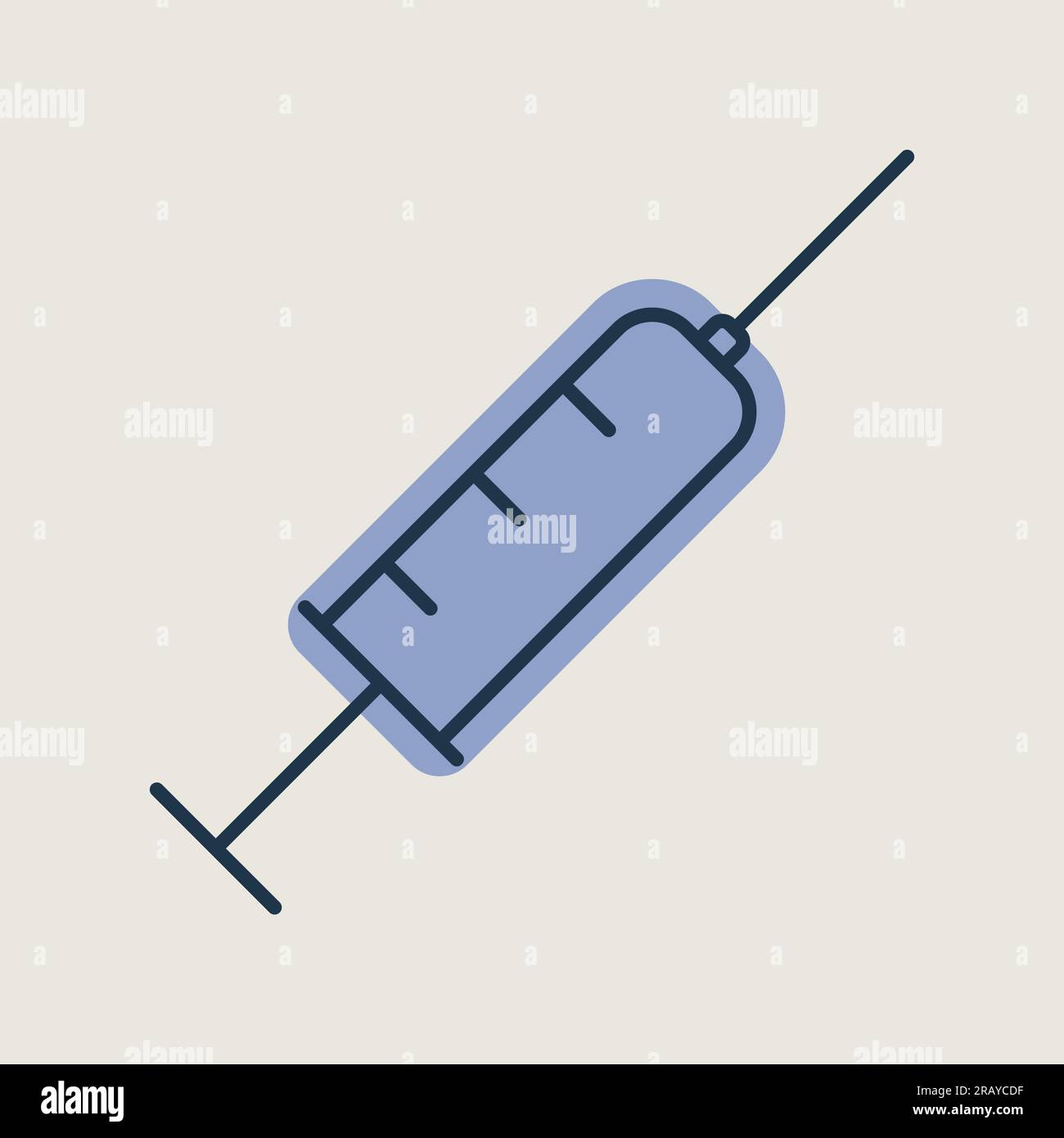 Syringe vector isolated icon. Medical sign. Graph symbol for pet and ...