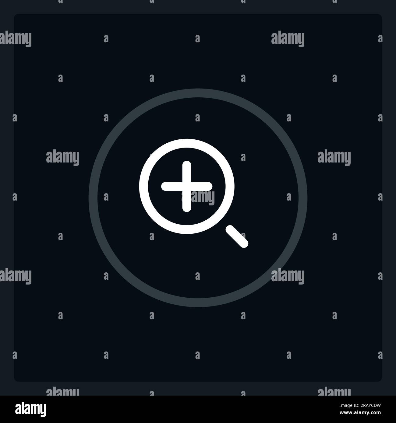 Increase zoom level UI element template Stock Vector Image & Art - Alamy