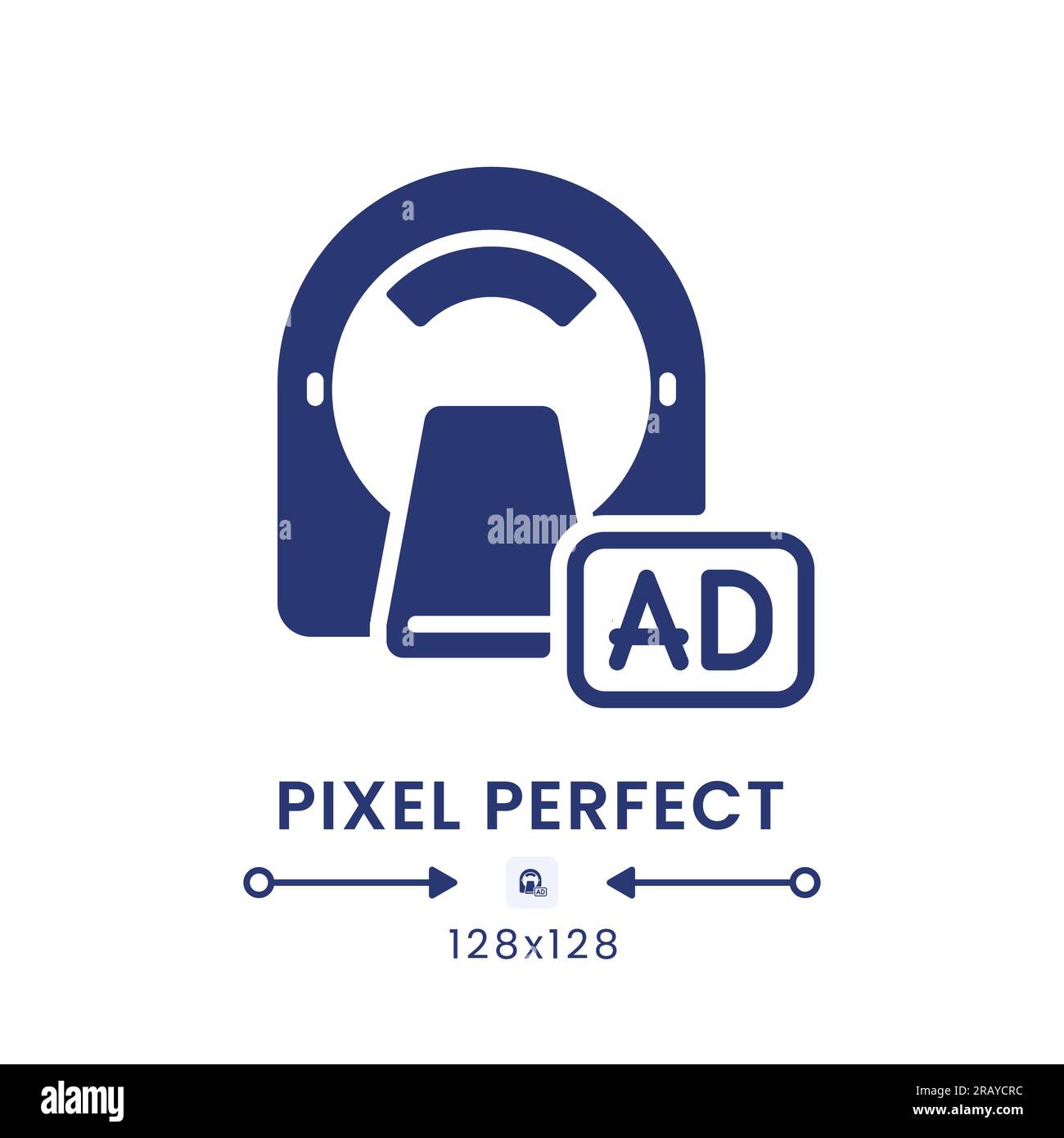 Functional magnetic resonance imaging black solid desktop icon Stock ...