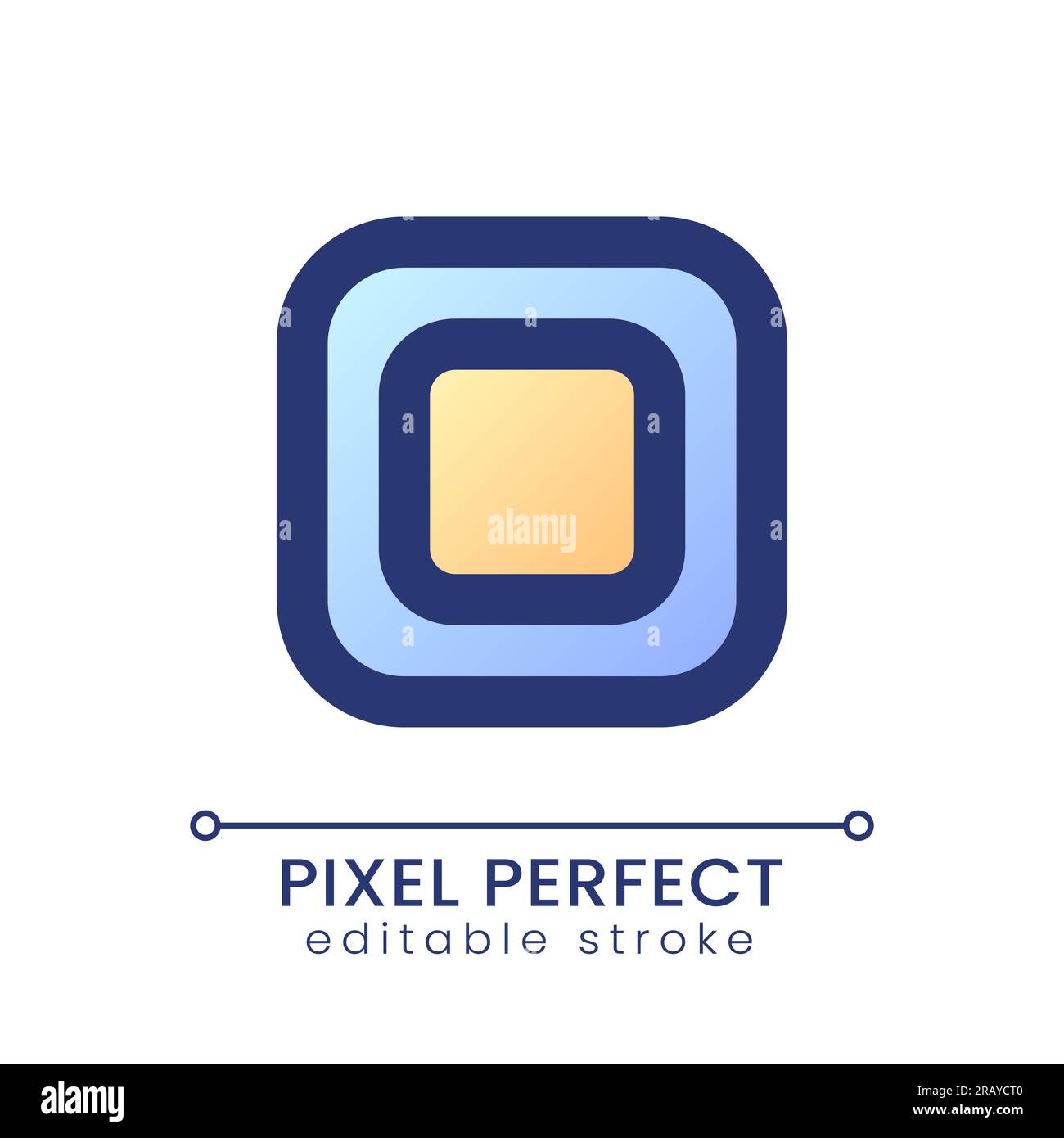 Background template pixel perfect gradient fill ui icon Stock Vector Image & Art - Alamy